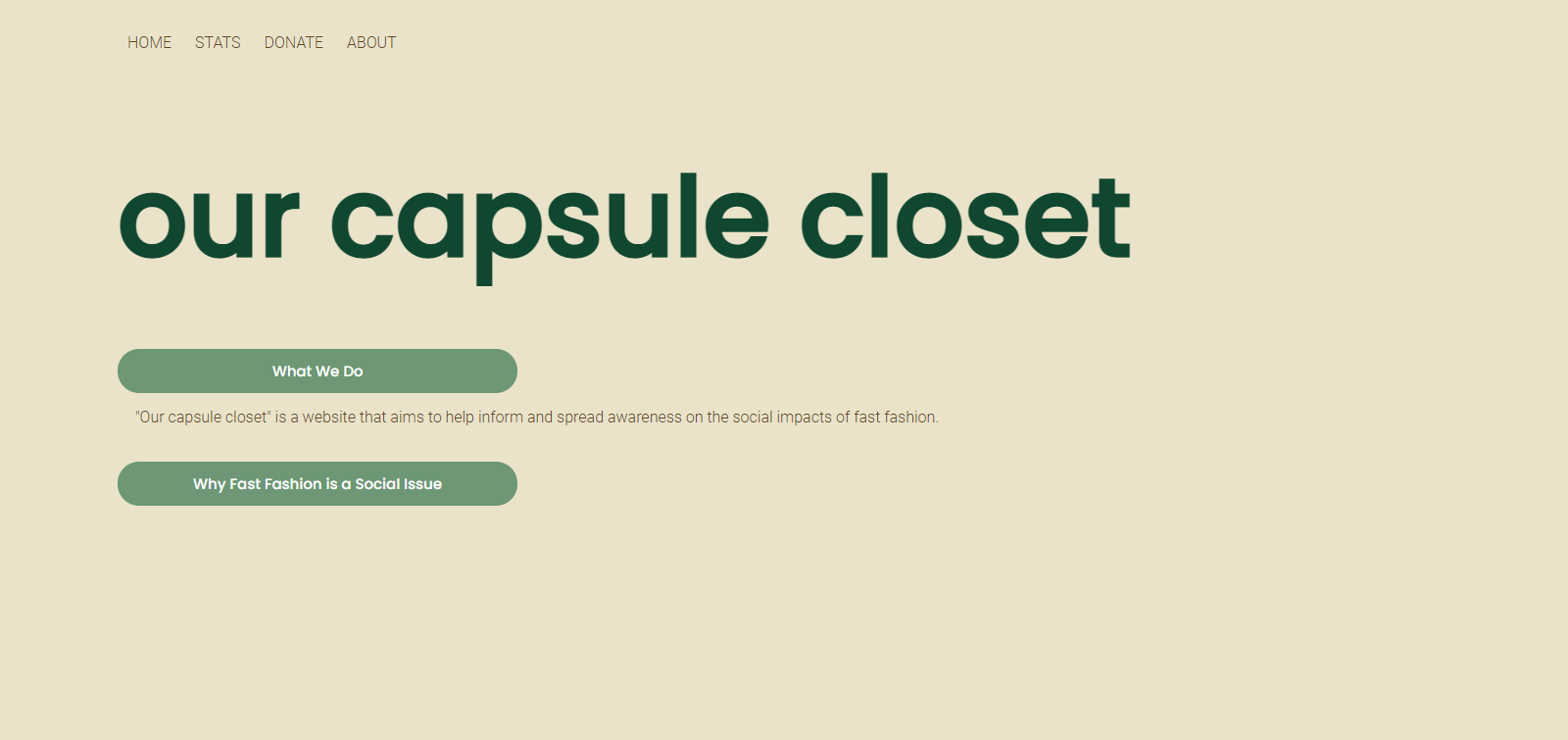 Our Capsule Closet | Devpost