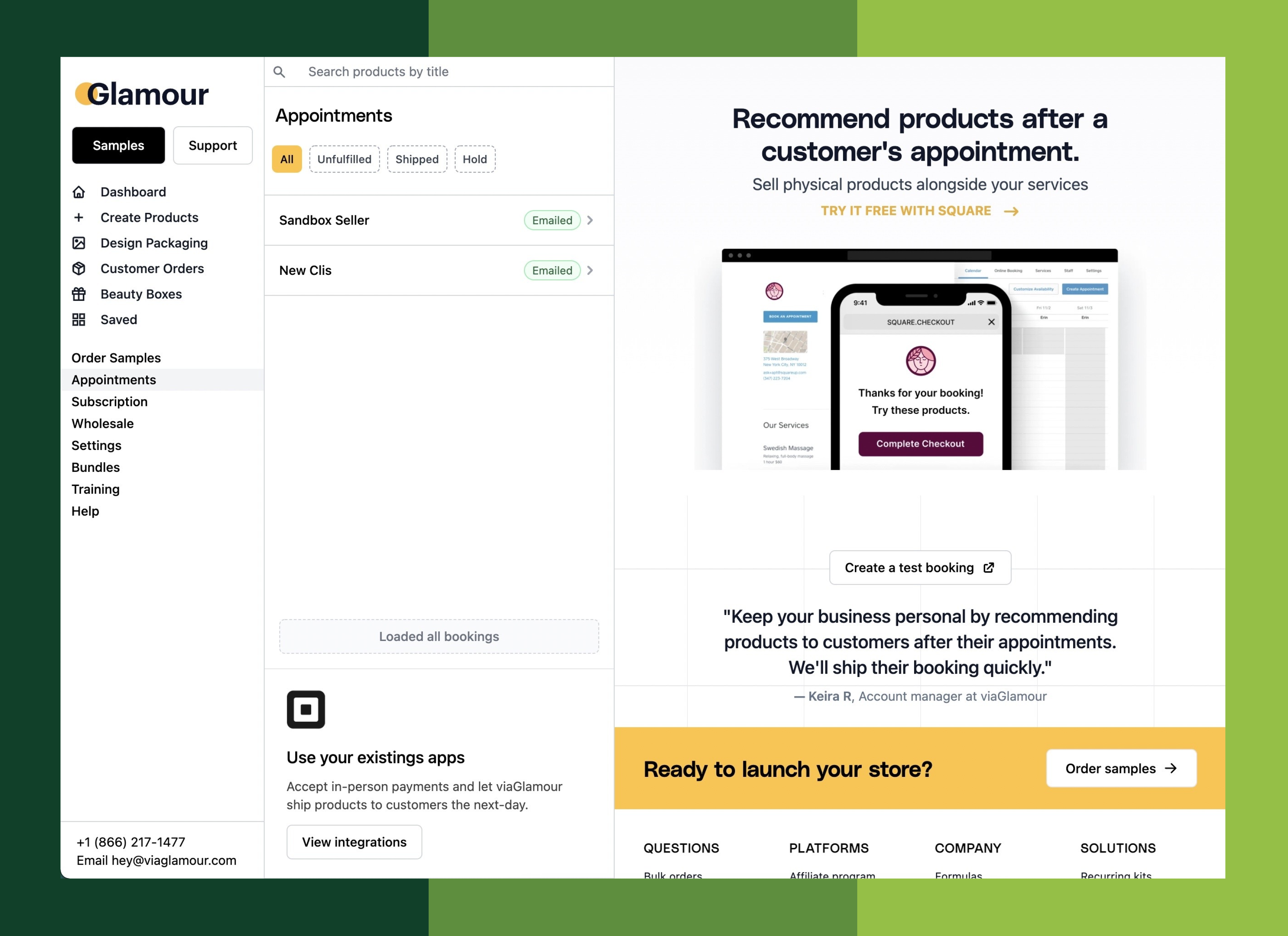 Booking + Product Upsells | Devpost