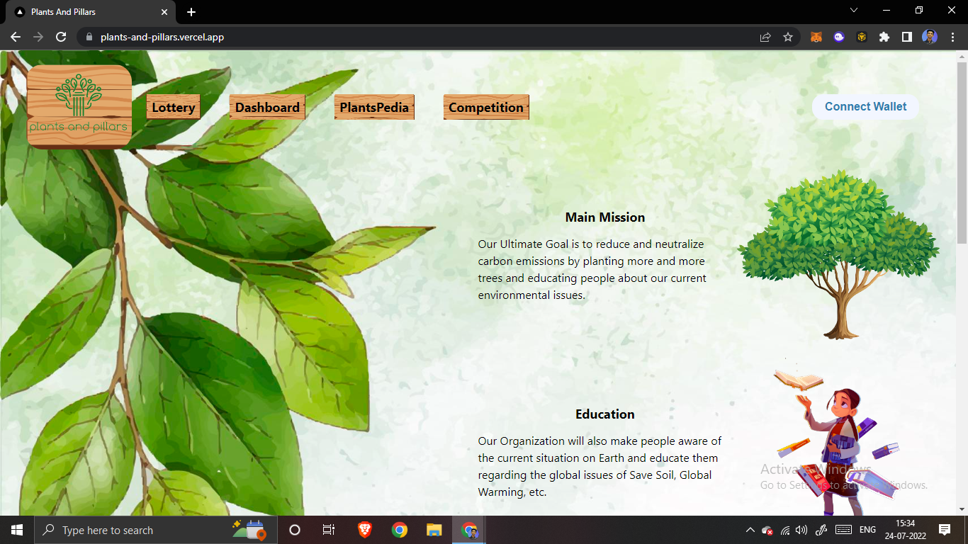 Plants And Pillars | Devpost