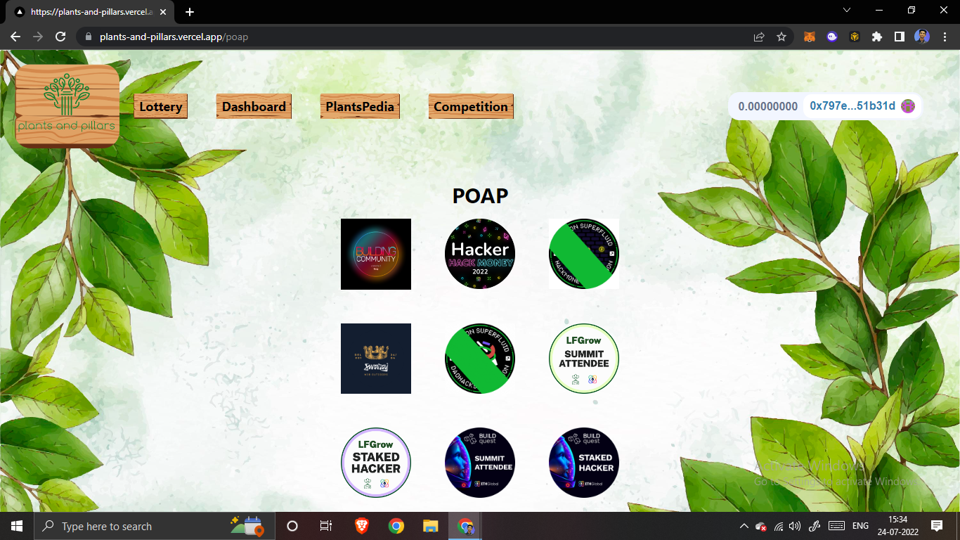 Plants And Pillars | Devpost