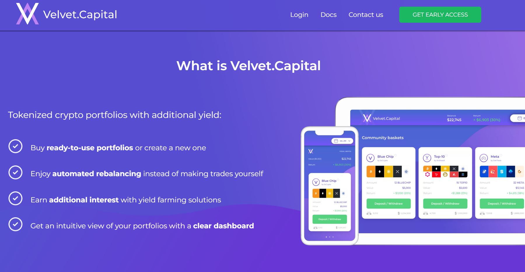 Velvet.Capital | Devpost