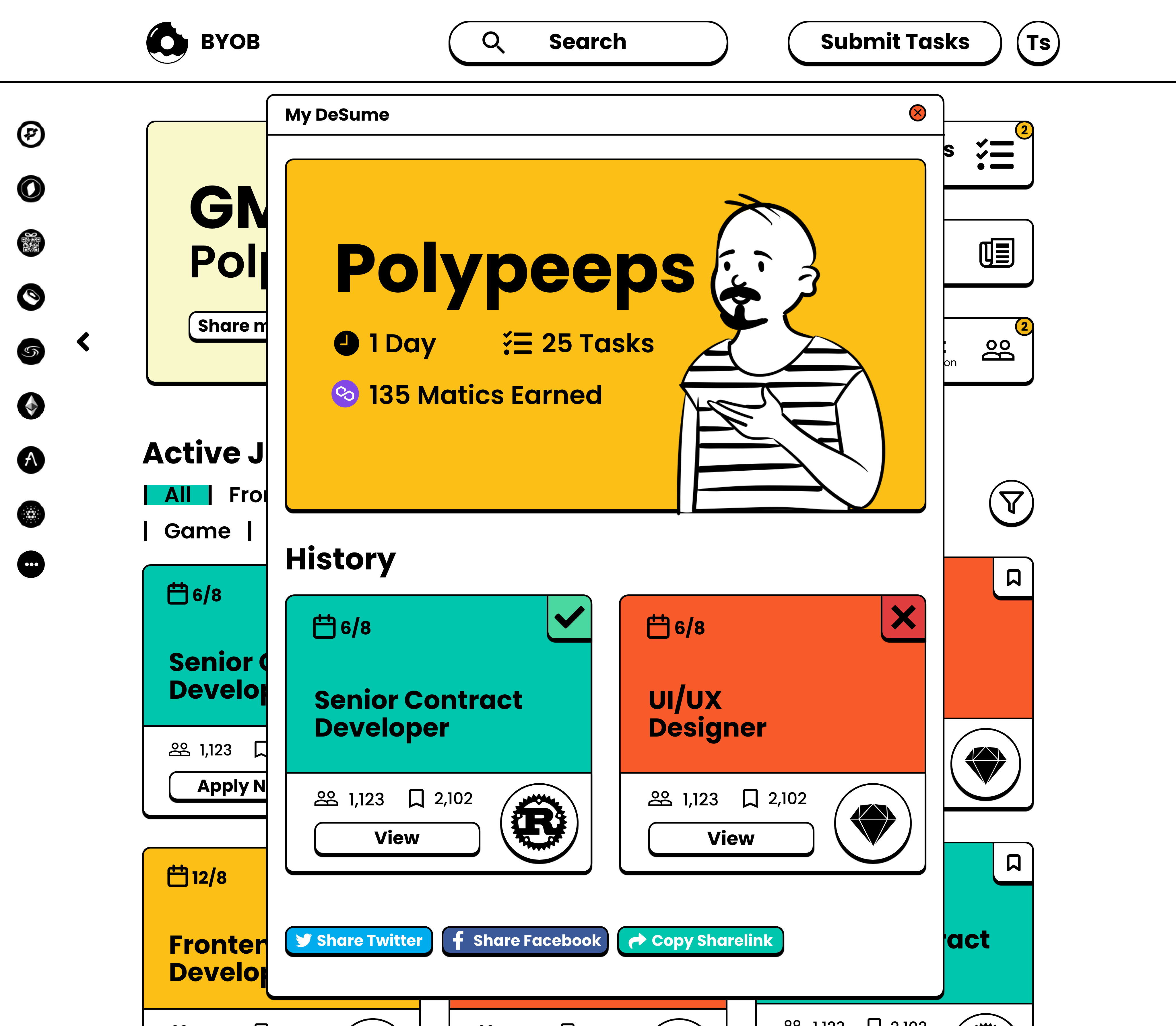 BYOB - A web 3 gig marketplace | Devpost