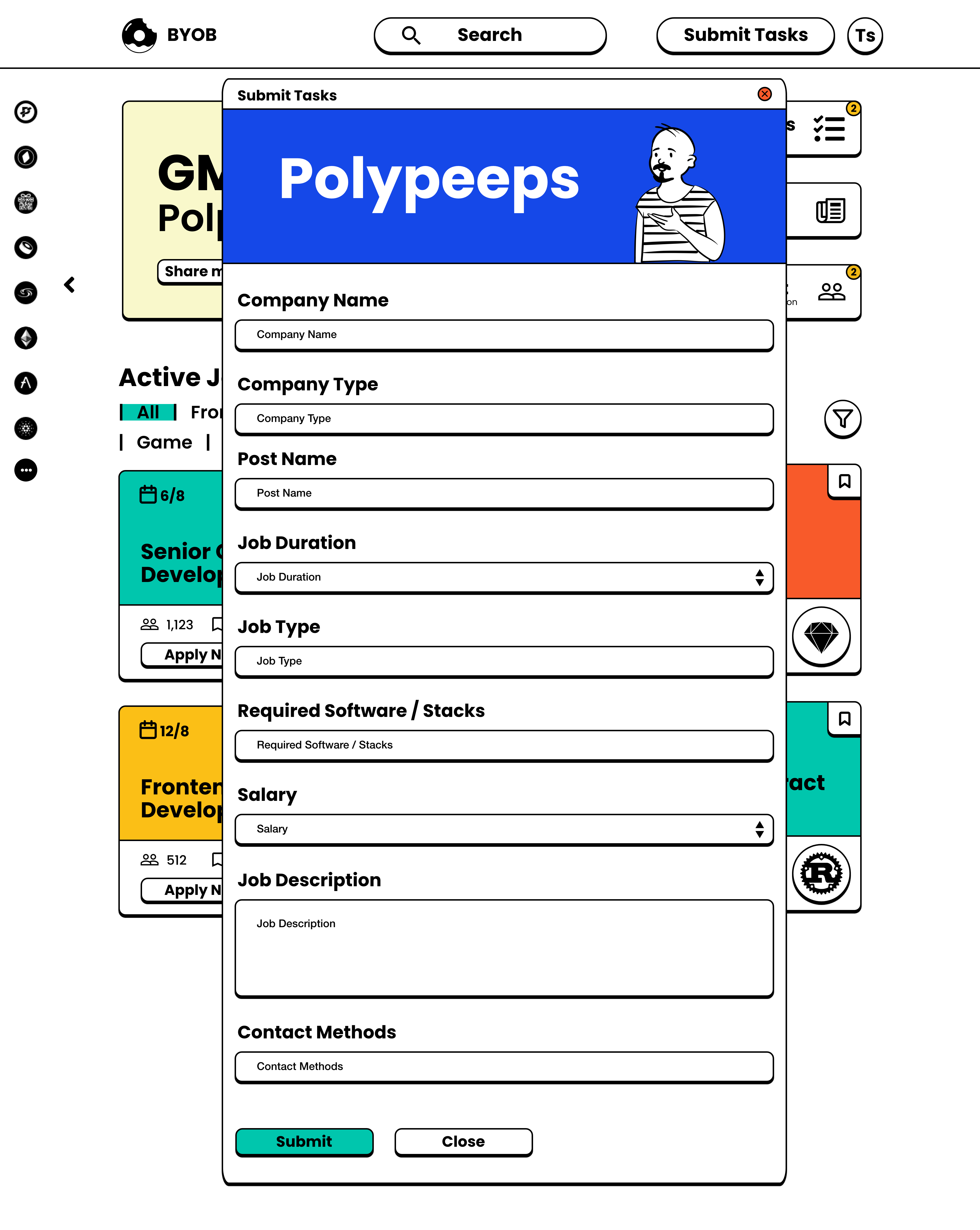 BYOB - A web 3 gig marketplace | Devpost