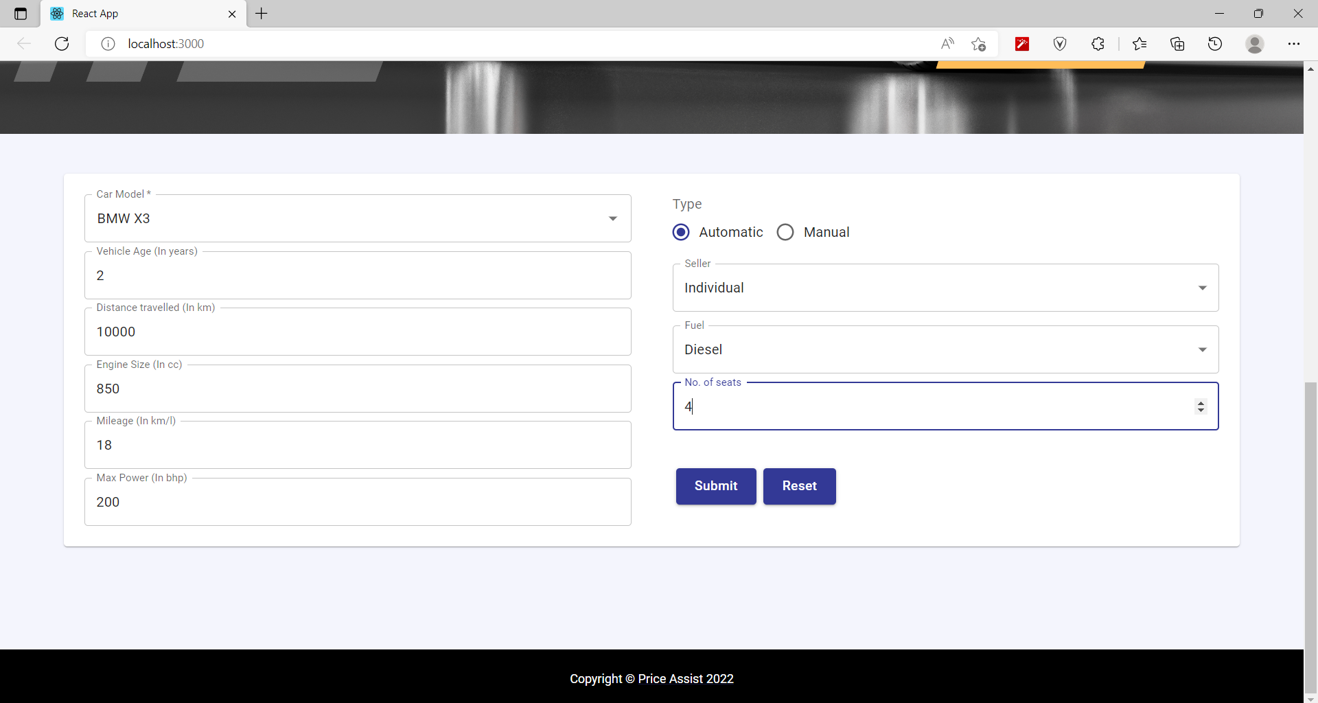 Price Assist | Devpost
