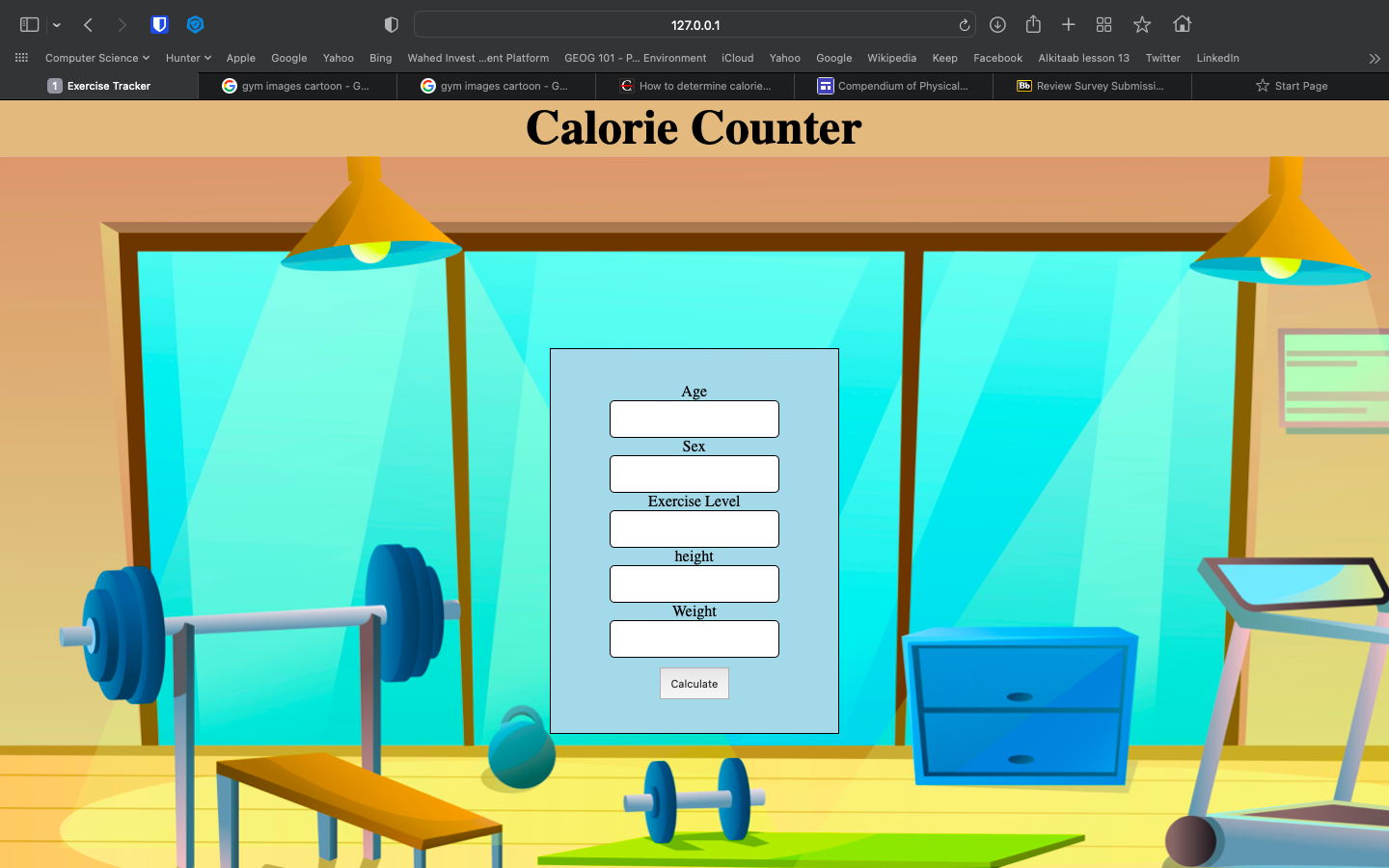 Calorie Tracker | Devpost