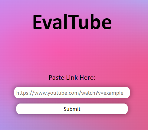 EvalTube | Devpost