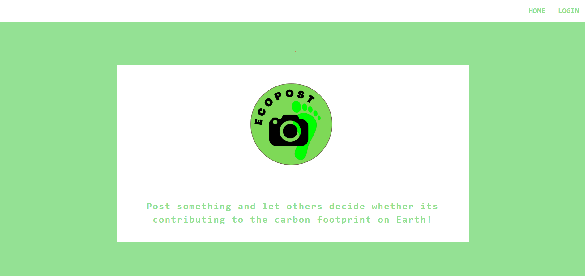 EcoPost | Devpost