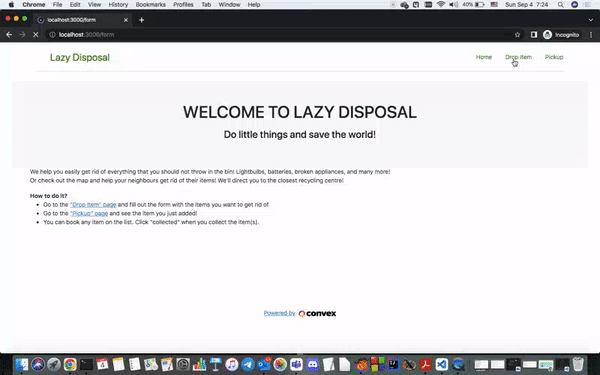 Lazy Disposal | Devpost