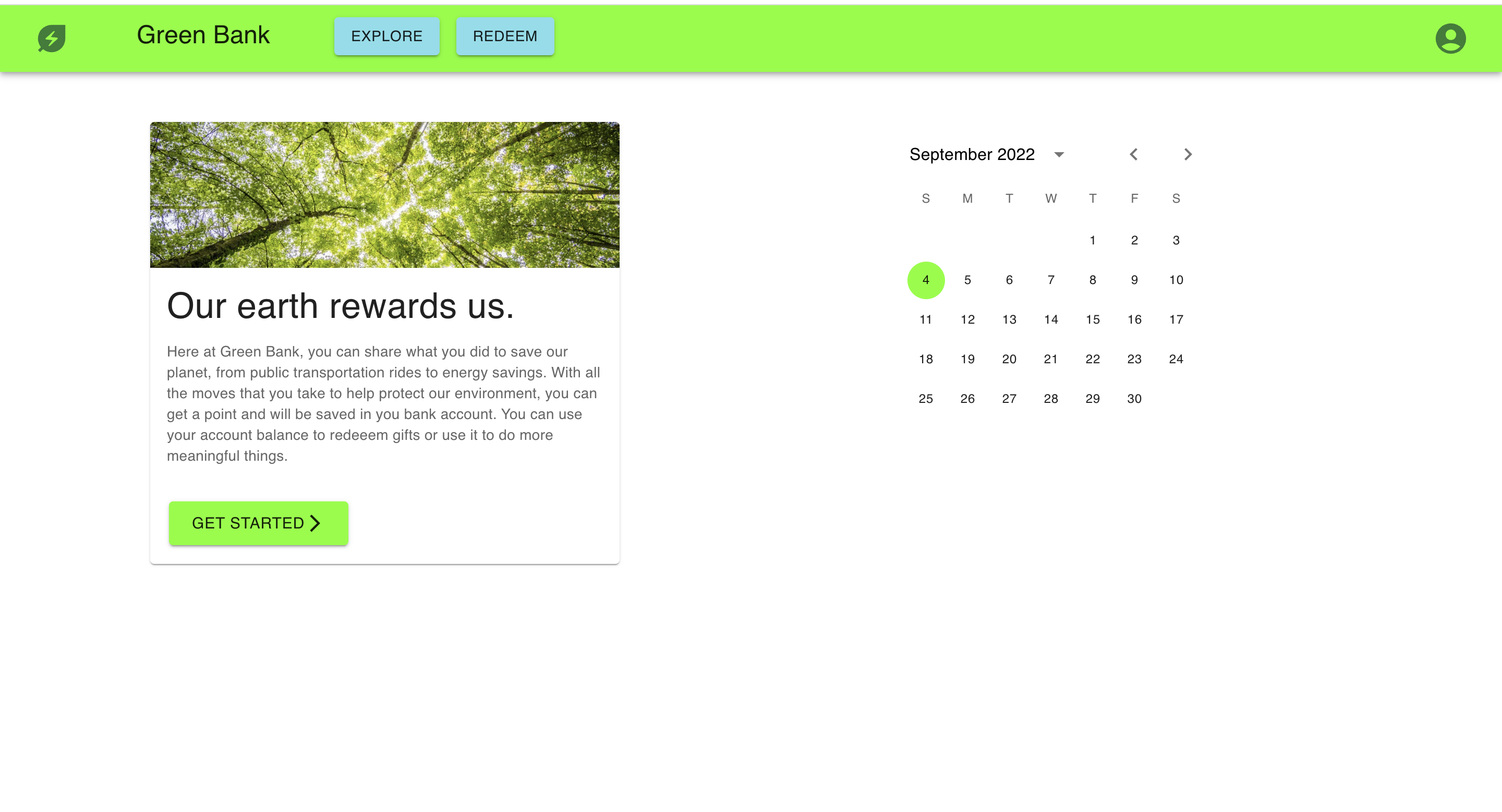 Green Bank | Devpost