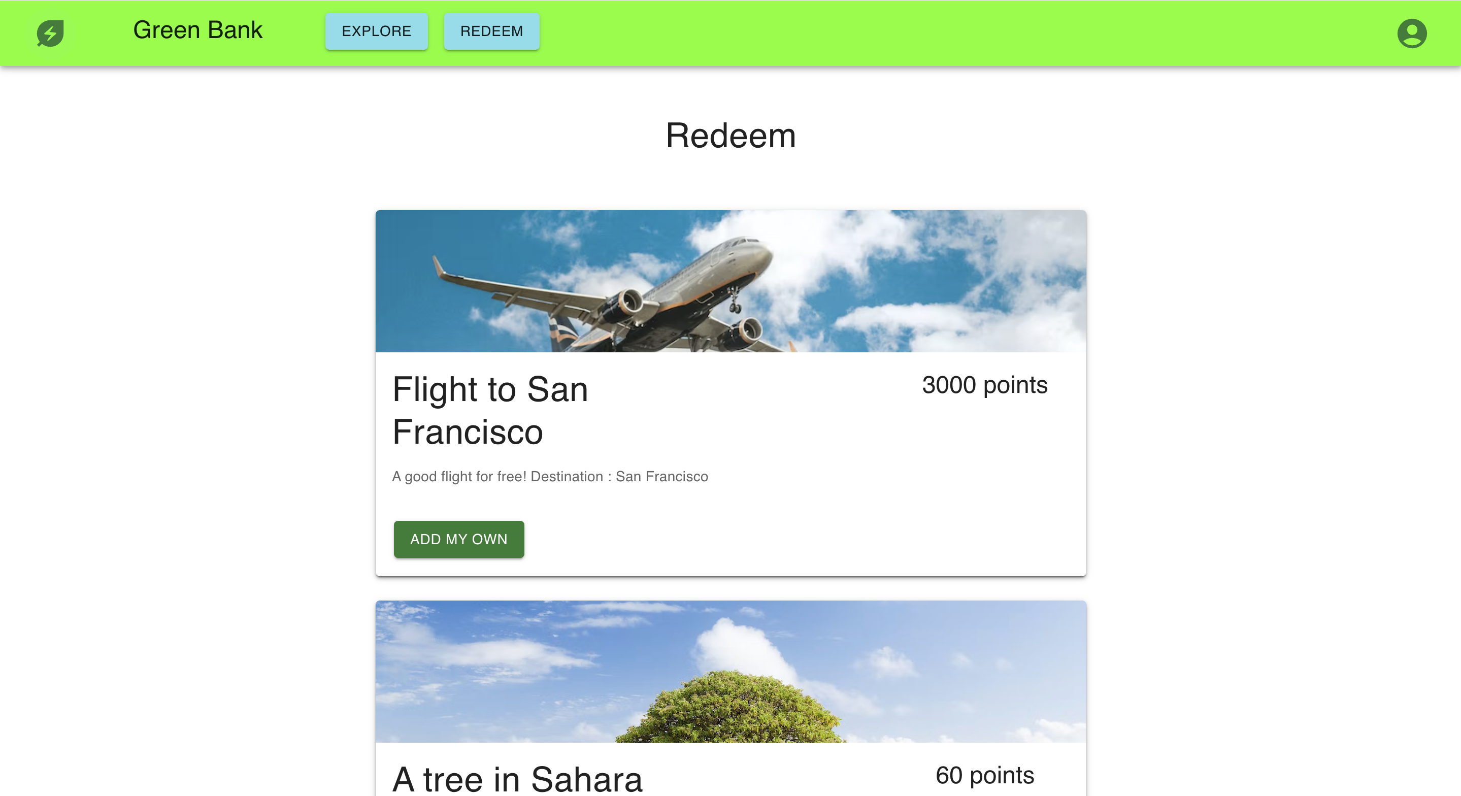 Green Bank | Devpost