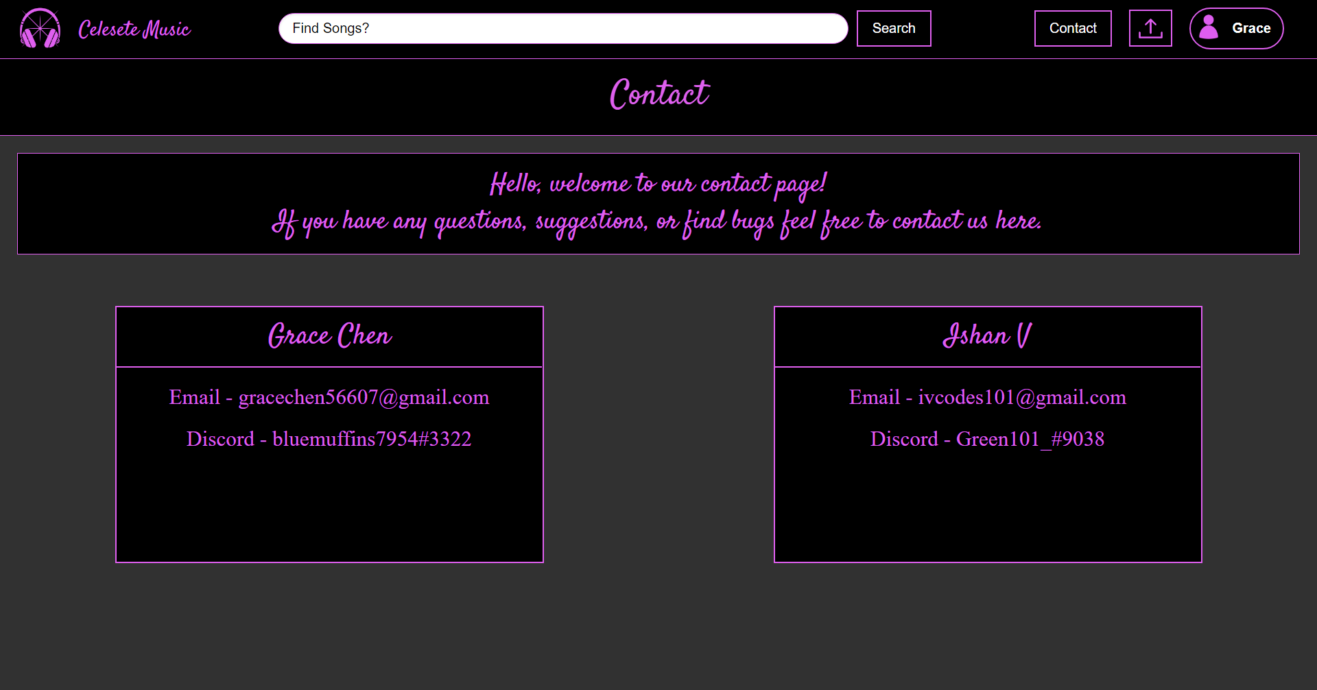 Celeste Music | Devpost
