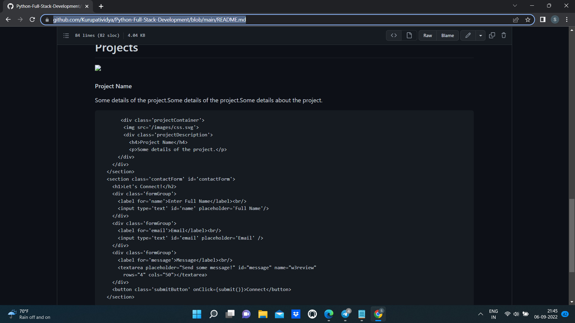 My Profile | Devpost