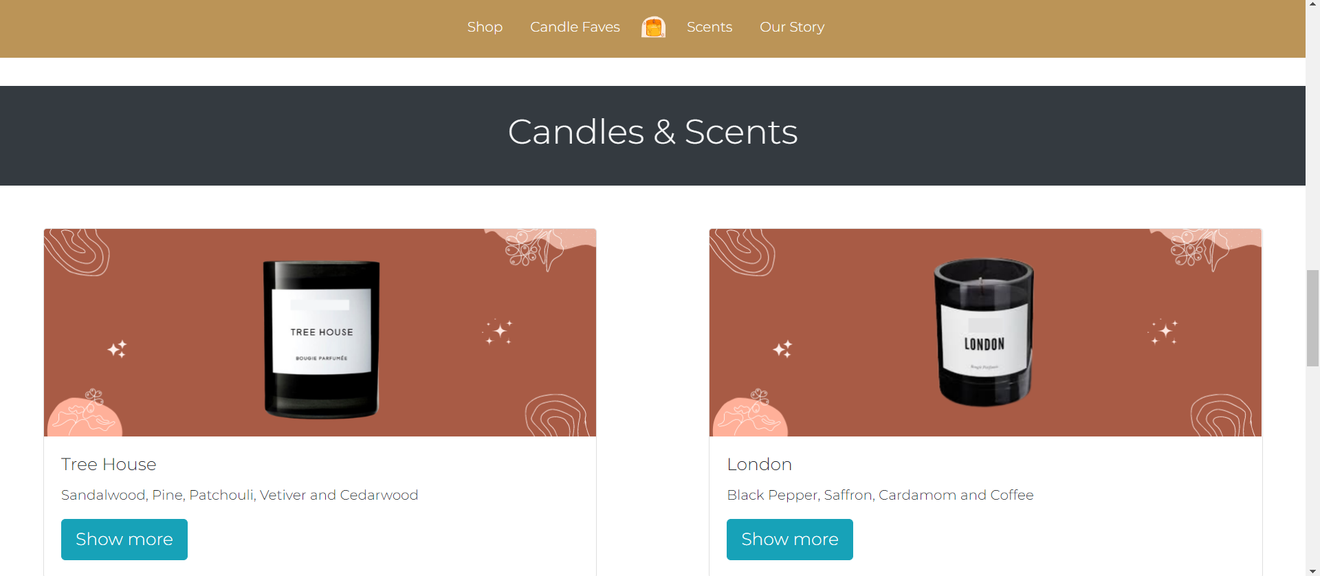 Candle Shop Website | Devpost