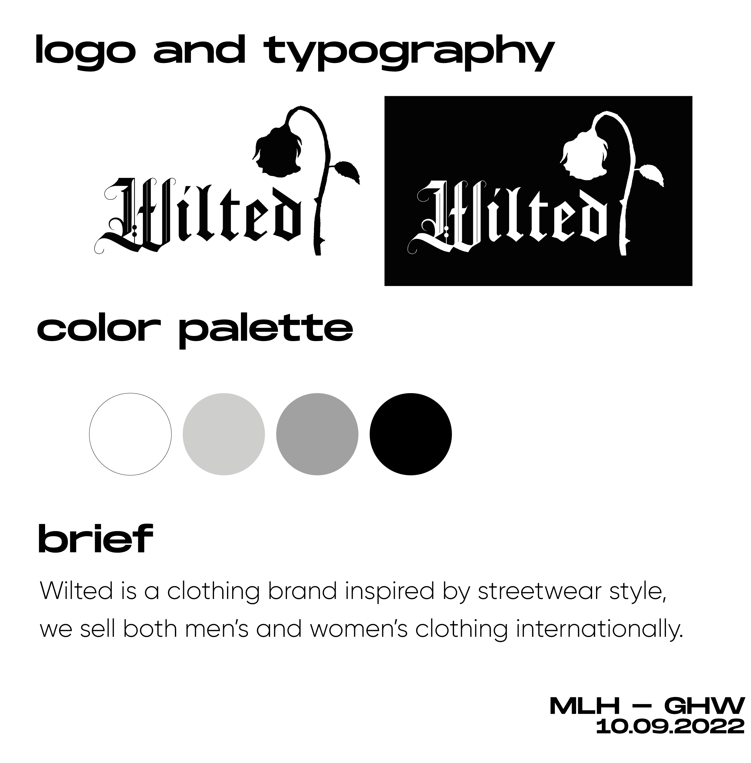 wilted - Branding Concept | Devpost