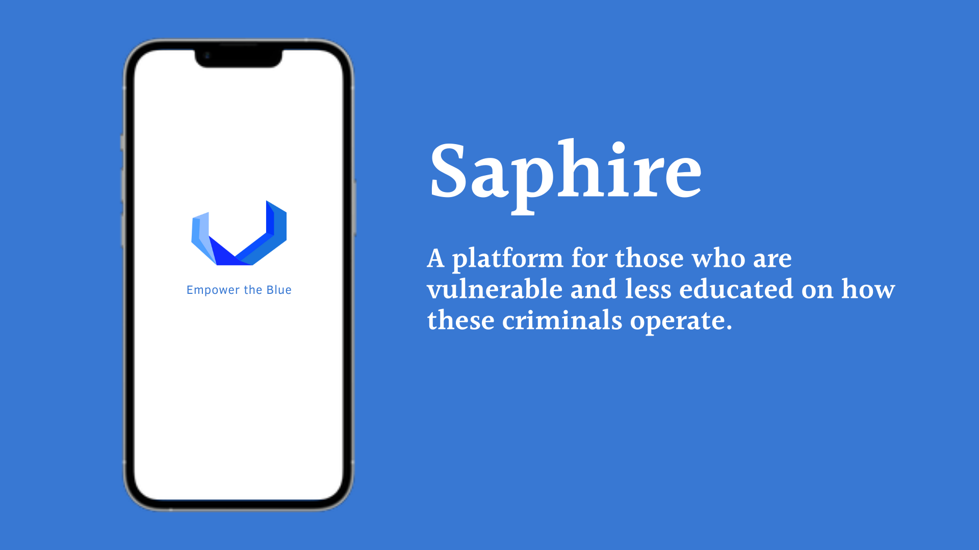 Saphire - Empower the Blue | Devpost
