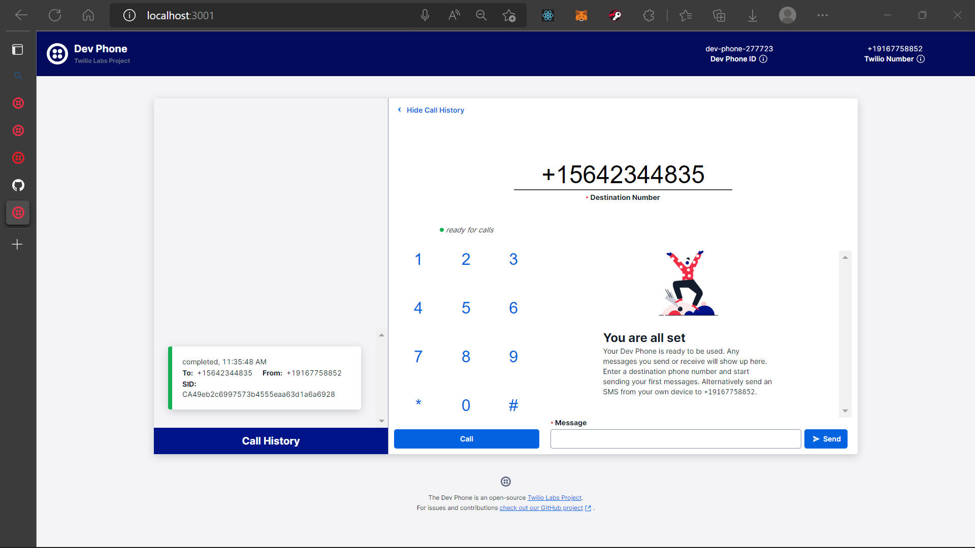Dev-Phone "Hello World" | Devpost