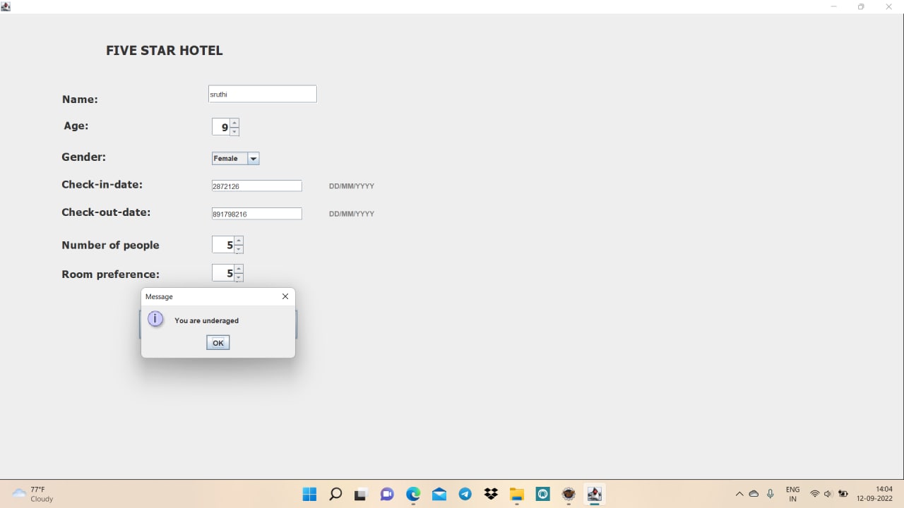 Online Hotel Reservation System | Devpost