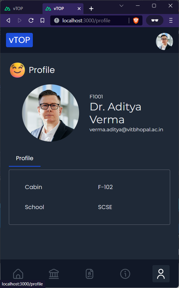 VIT Bhopal University Portal | Devpost