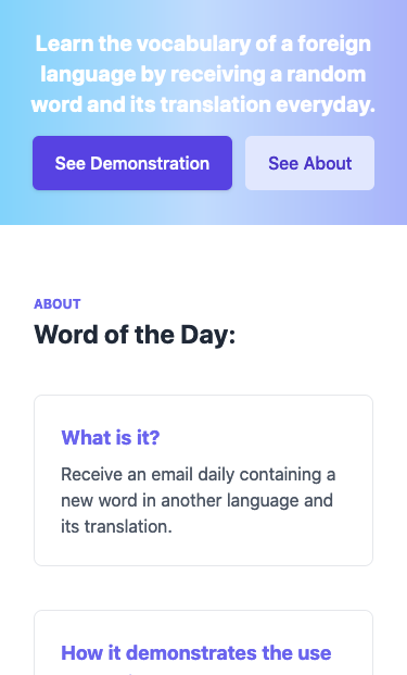 Word of the day | Devpost