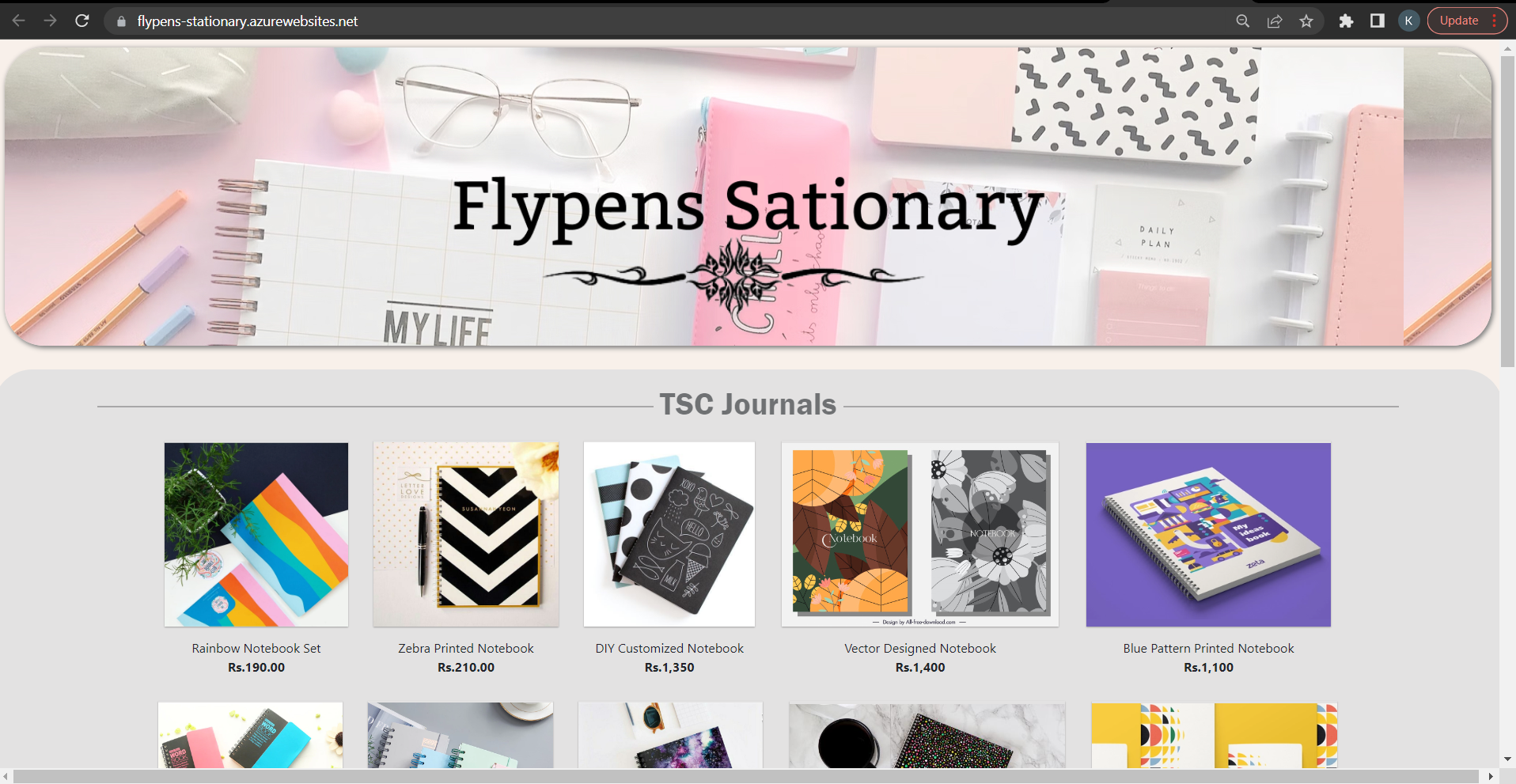 Flypens-Stationary-Website | Devpost