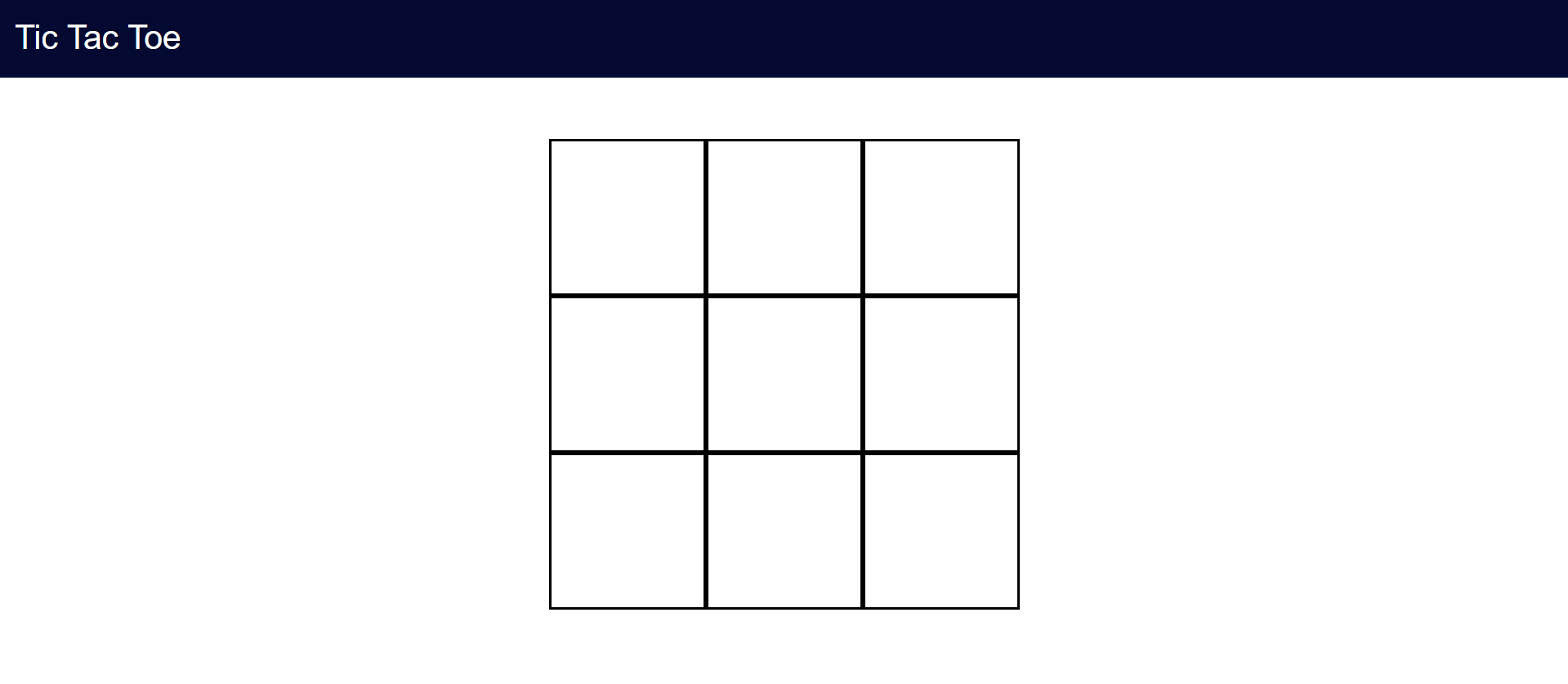 Tic Tac Toe | Devpost