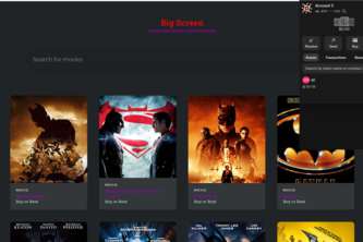 movie subscription using AE contrat and superhero wallet | Devpost