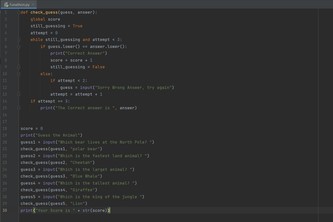 Animal Quiz Game | Devpost