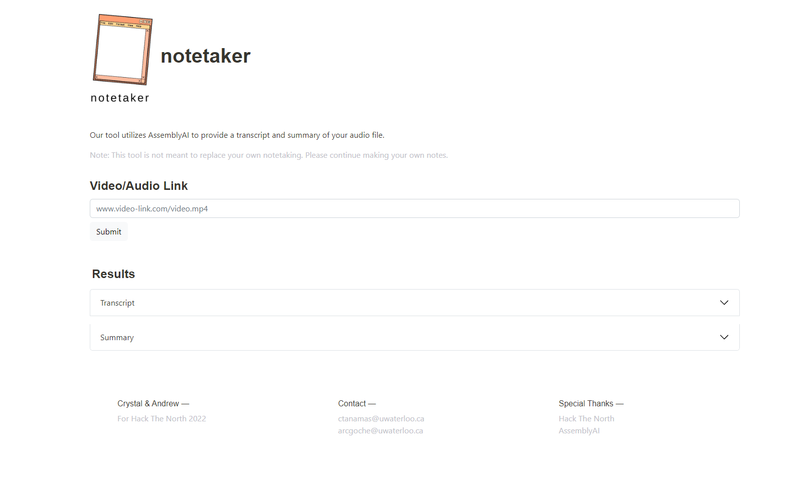 notetaker | Devpost