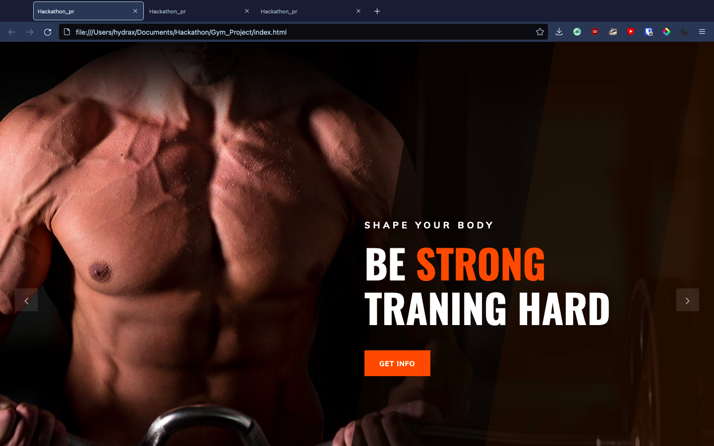 Fitness Chapter | Devpost