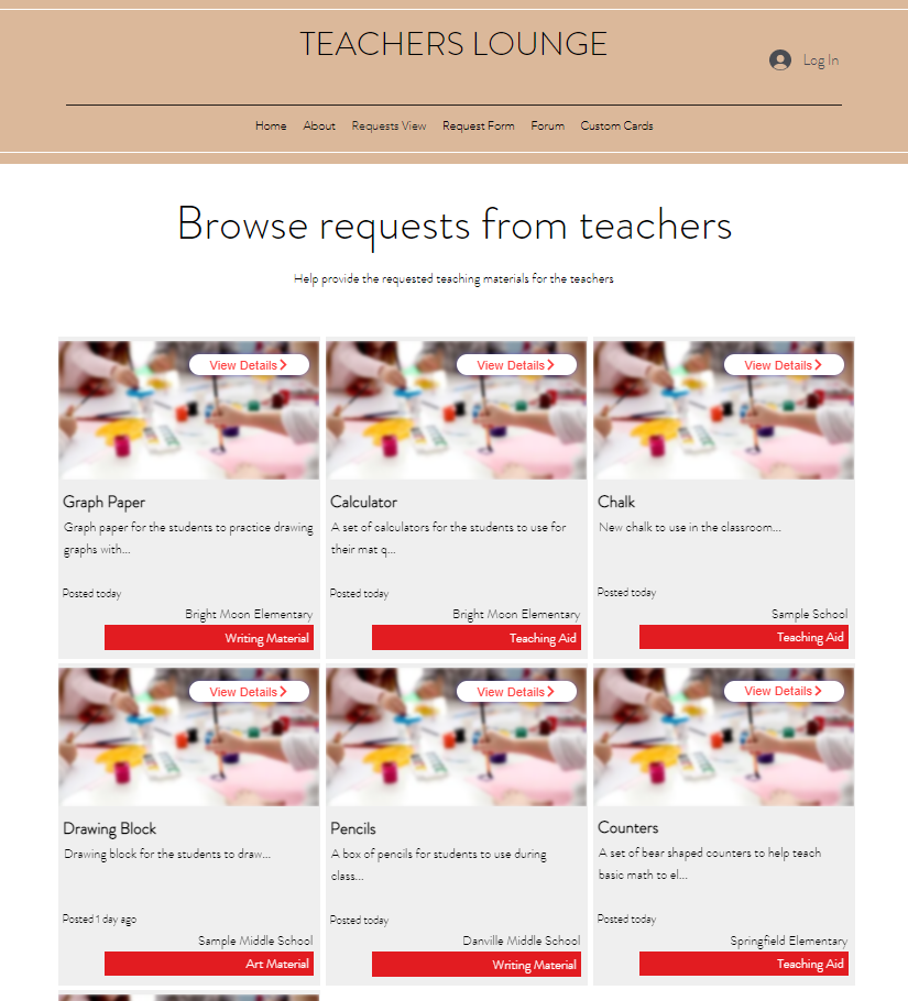 Teachers Lounge | Devpost