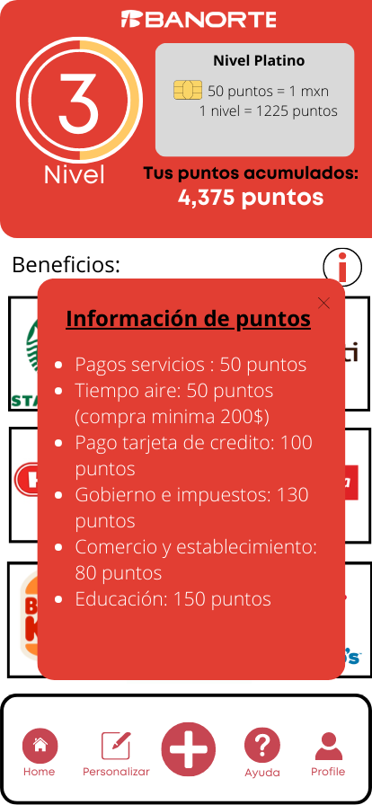 Banorte: Campaña Beneficios 103 | Devpost