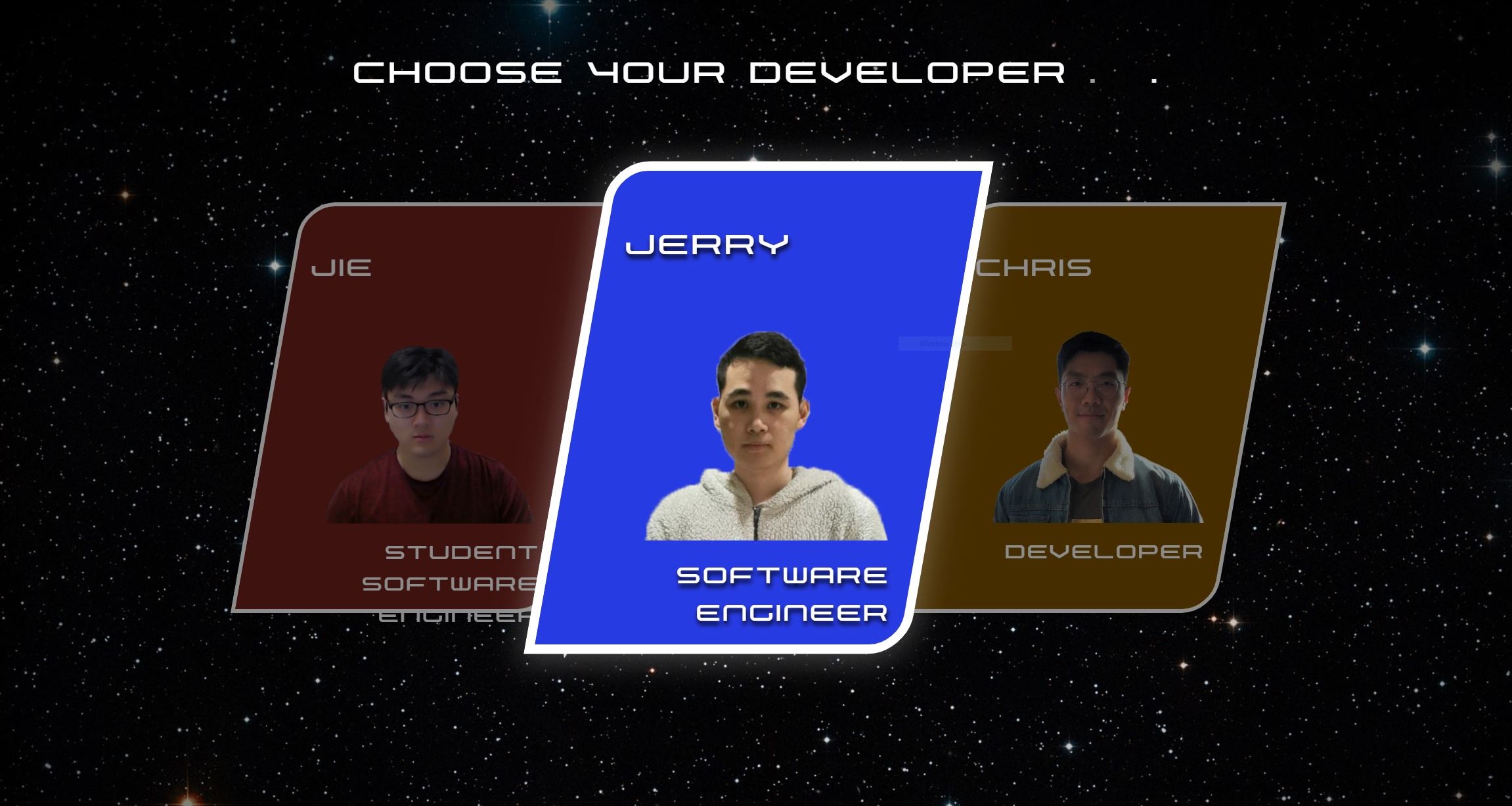 Sci-fi Team Portoflio by Undefined | Devpost