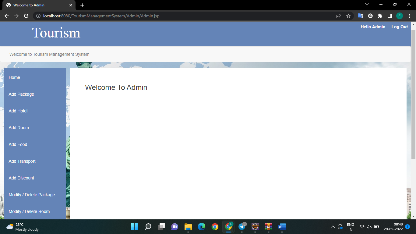 Tourism Management System | Devpost