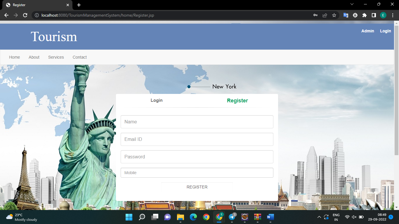 Tourism Management System | Devpost