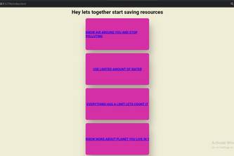 NATURE FRIENDLY WEBSITE | Devpost