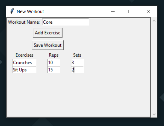 Workout Planner | Devpost