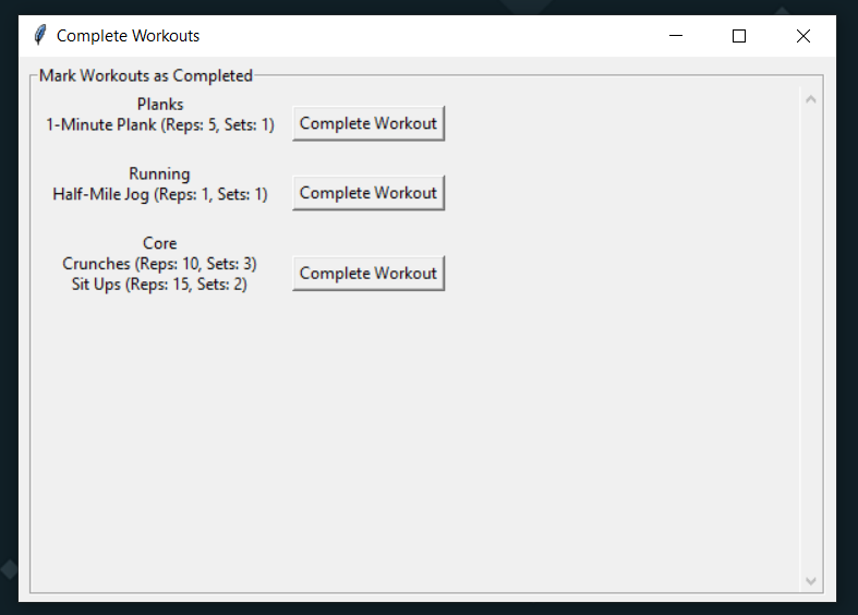Workout Planner | Devpost