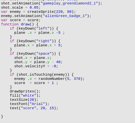 [Team 1 - space fighter - crazy coding game] | Devpost