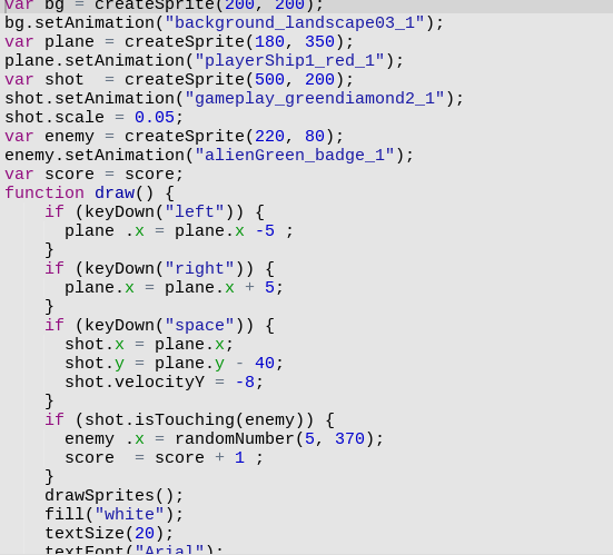 [Team 1 - space fighter - crazy coding game] | Devpost