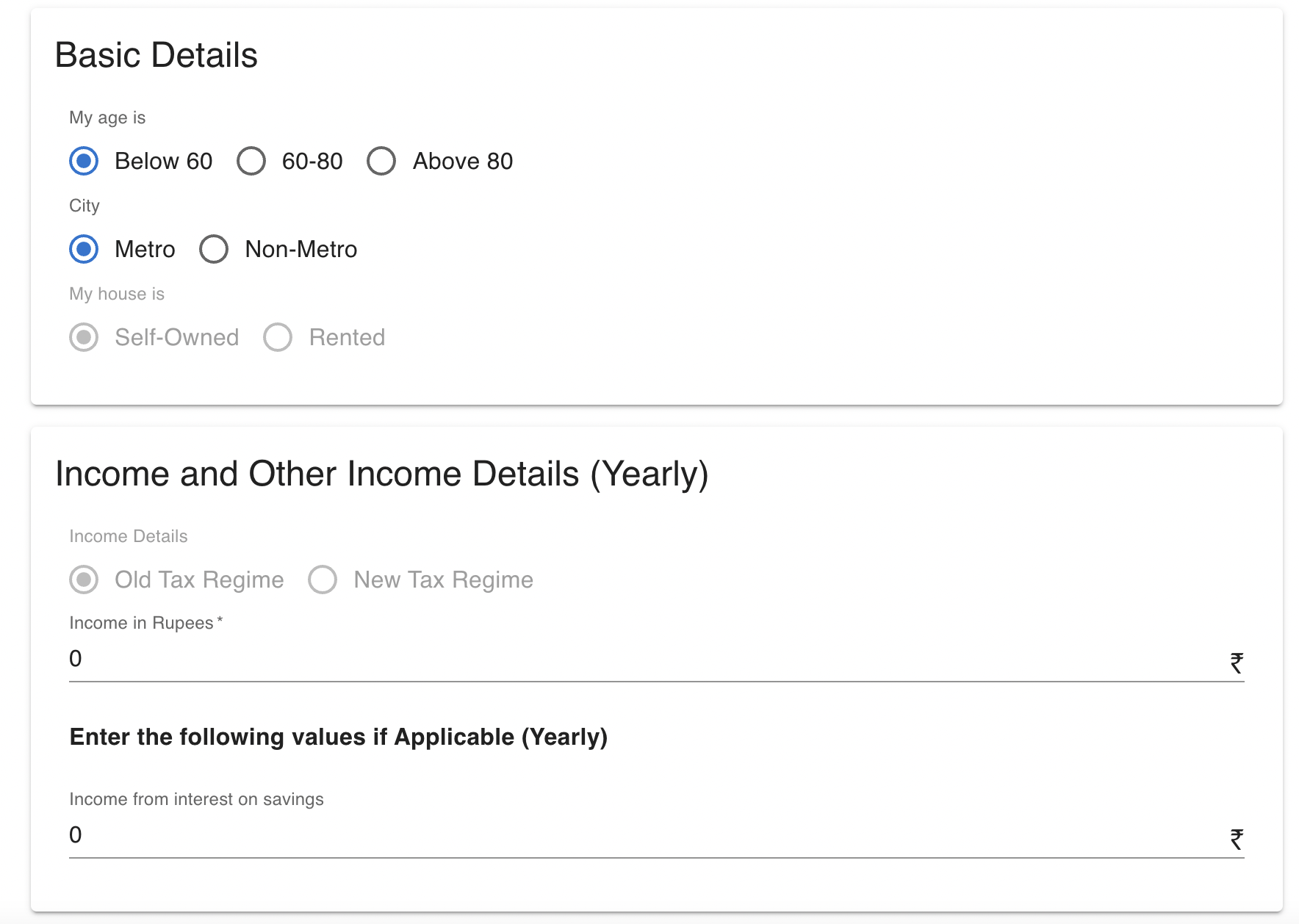 Income Tax Calculator (India) | Devpost