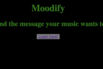 Moodify | Devpost