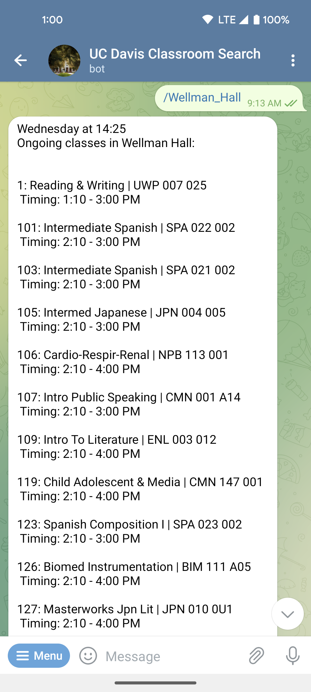 UC Davis Class Search | Devpost