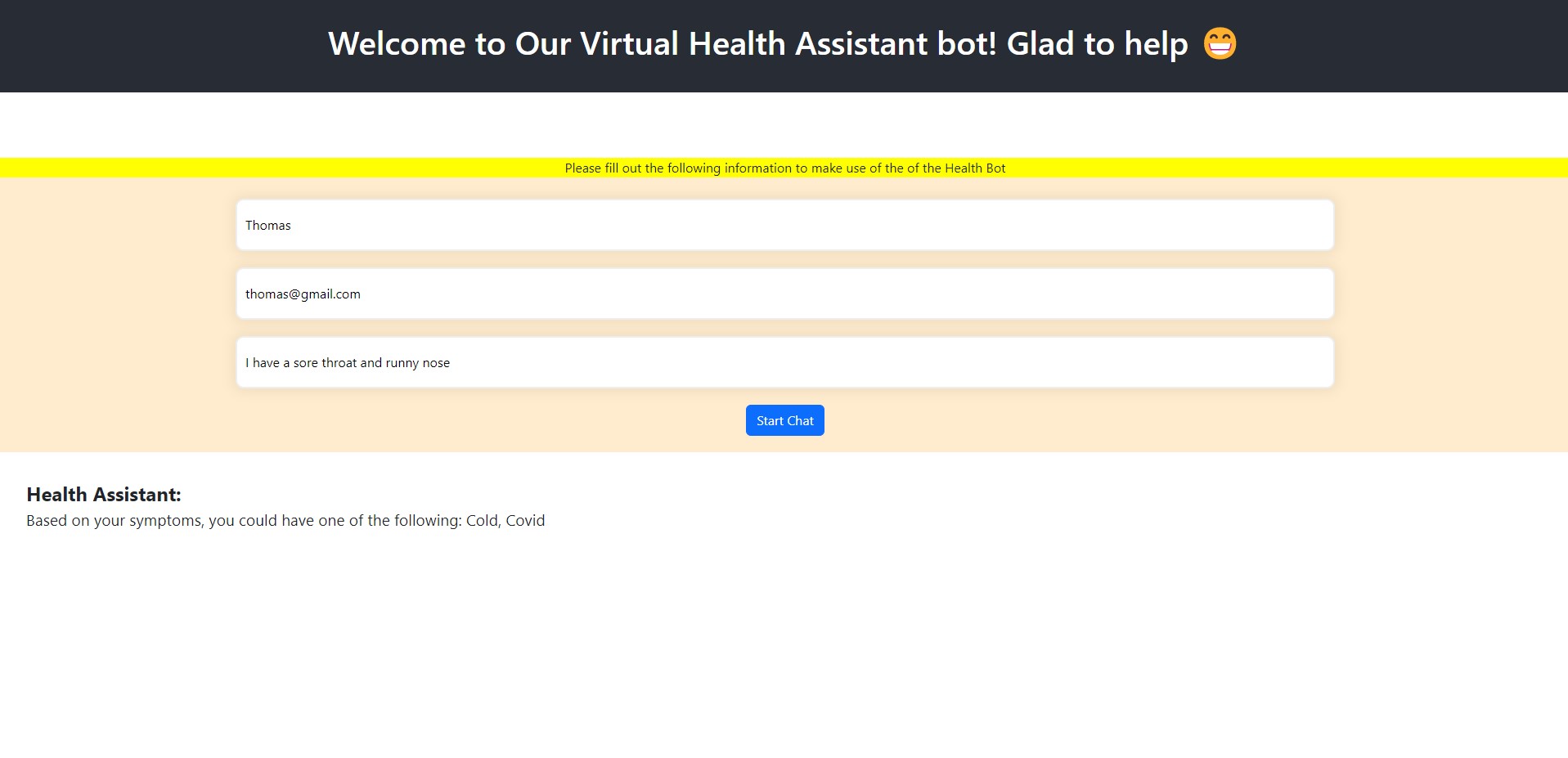 Medical Assistant Bot | Devpost