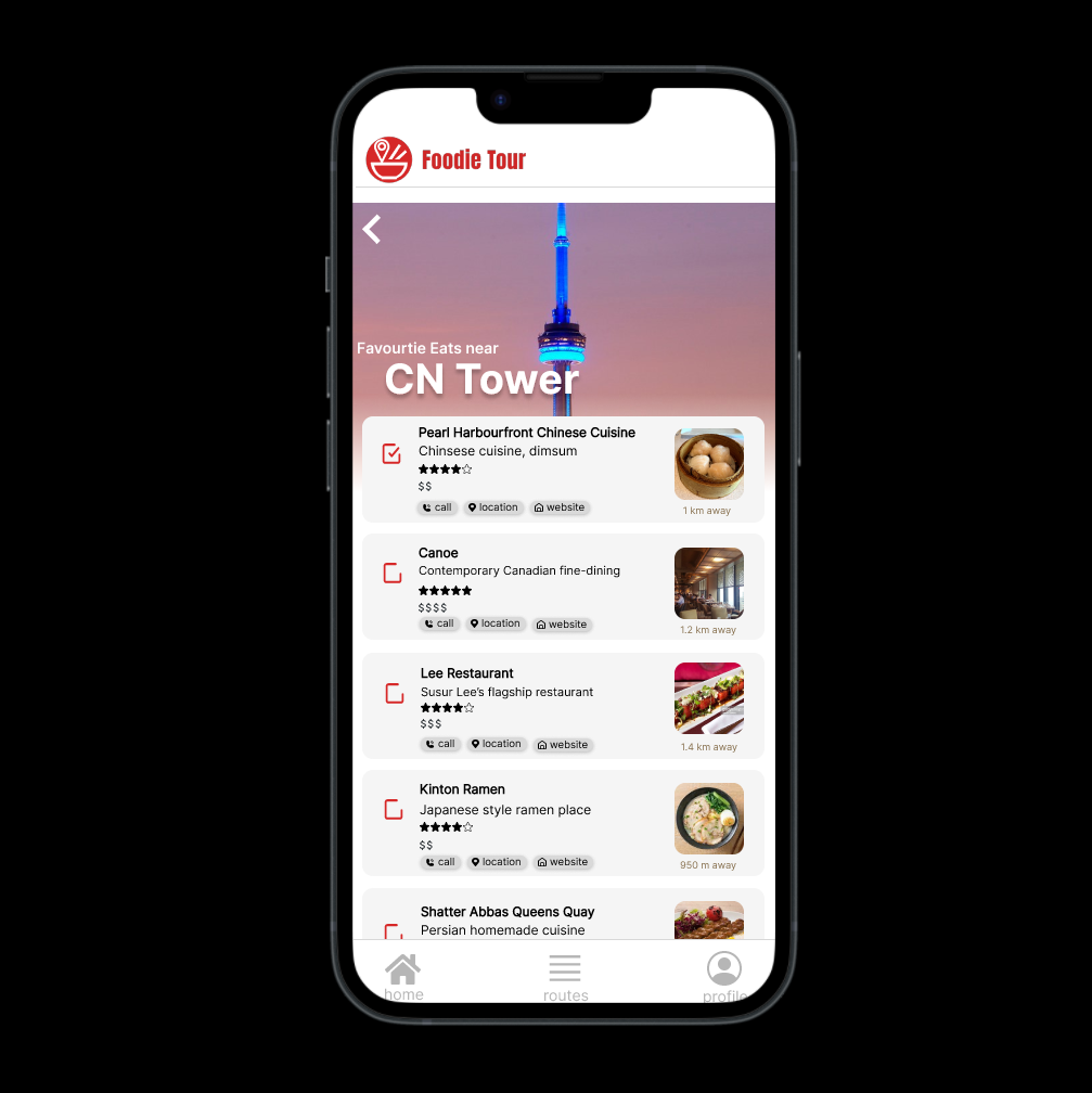 Foodie Tour | Devpost