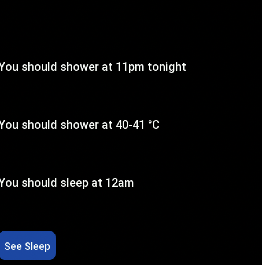 Shower For Better Sleep (SFBS) | Devpost