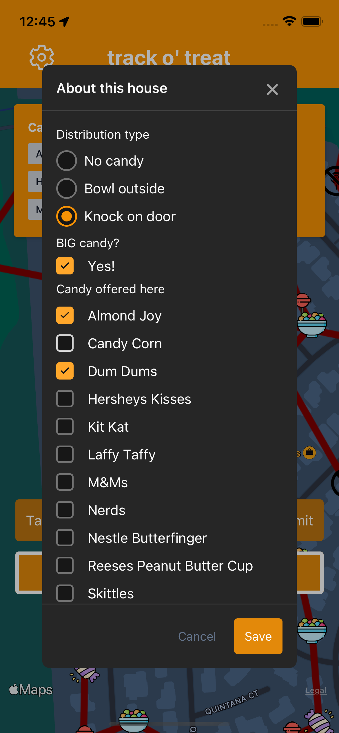 Track o' Treat | Devpost