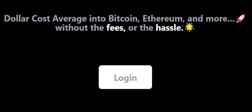 Dollar Cost Average Into Crypto | Devpost