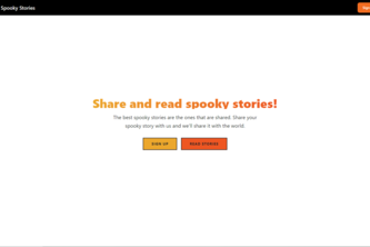 Spooky Stories | Devpost