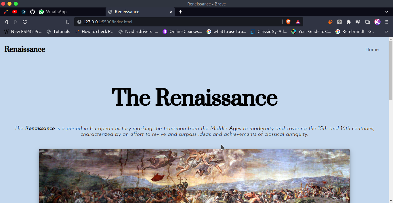 Renaissance | Devpost
