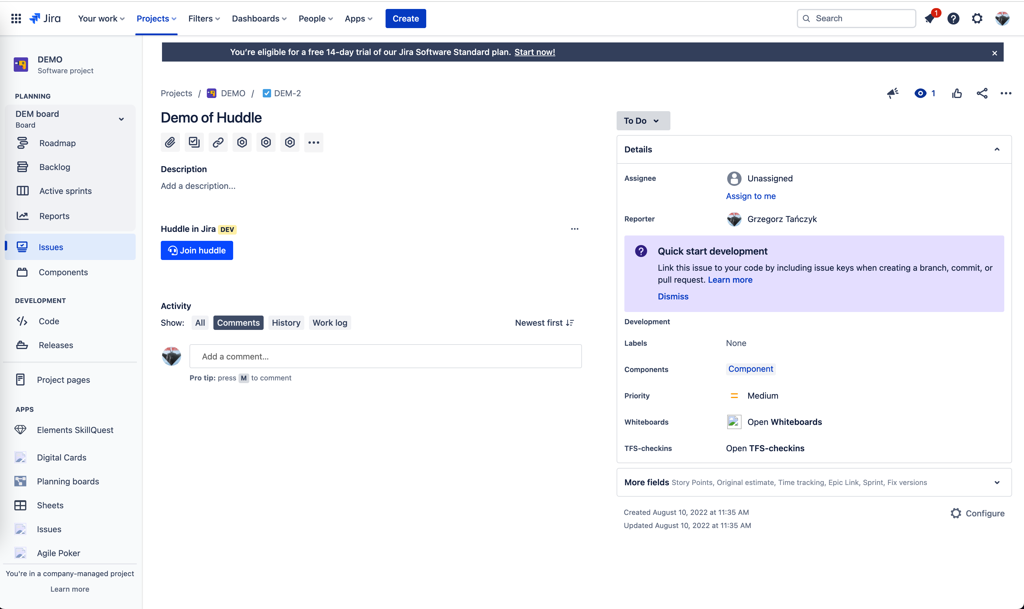 Huddle Macro For Confluence And Huddle Panel In Jira Tickets Devpost 7476